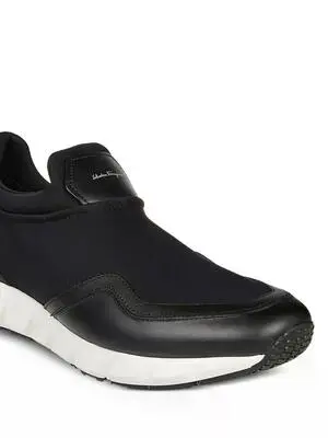 FERRAGAMO Leather Slip-on Sneakers