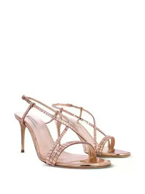 Casadei Embellished Criss-cross Sandals