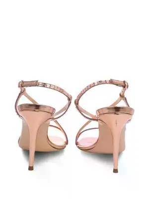 Casadei Embellished Criss-cross Sandals