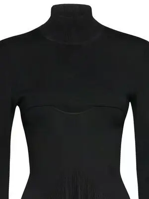 FERRAGAMO Ribbed Mock-neck Top