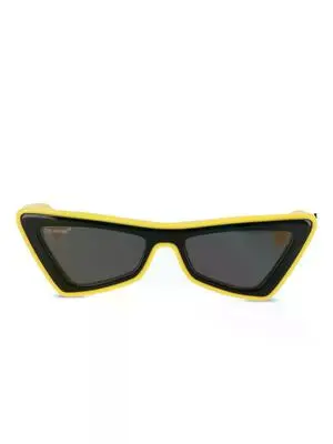 Off-White Geometric-frame Sunglasses - Yellow