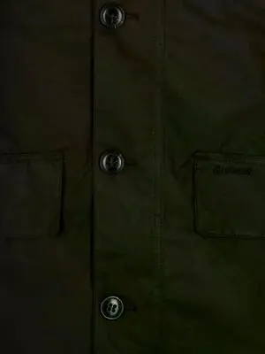 Barbour Cotton Buttoned Coat - Brown