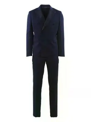 Brian Dales Double-breasted Long-sleeve Suit