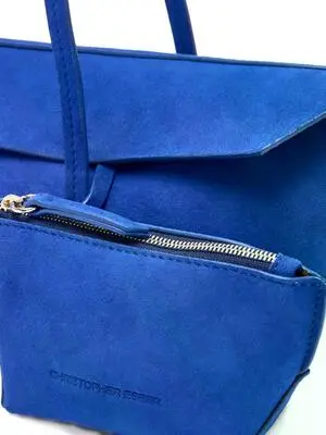 Christopher Esber Gondola Suede Shoulder Bag