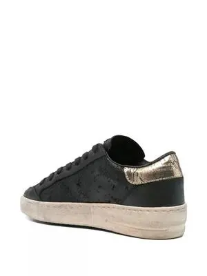 AMA-BRAND Leather Star Sneakers