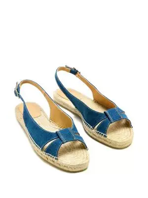 CastaÑer Slingback Denim Espadrilles