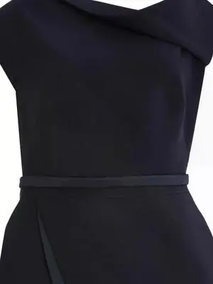 Safiyaa Farrah Asymmetric-hem Peplum Blouse