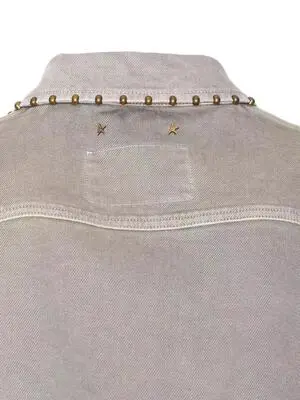 GOLDEN GOOSE Stud-embellished Denim Shirt