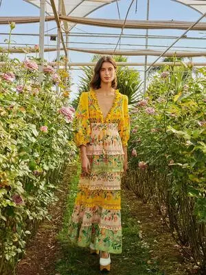 Farm Rio Floral-pattern Maxi Dress
