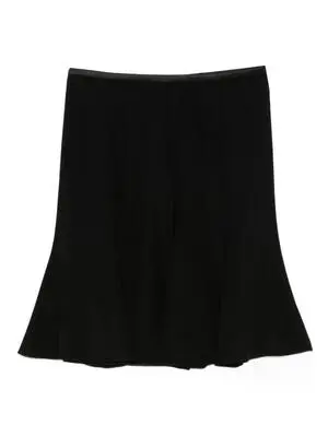 Emporio Armani Black Wash Skirts