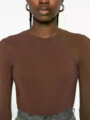 MAISON MARGIELA Long-sleeve Bodysuit - Brown