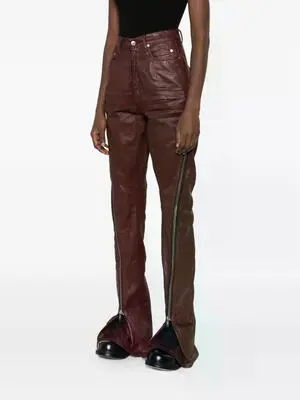 Rick Owens Bolan Banana Jeans - Red