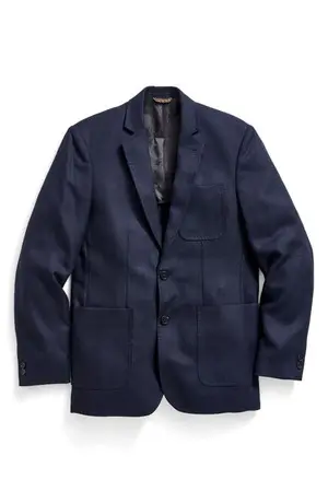 Billy Reid Archie Silk & Wool Sport Coat - Dark Navy