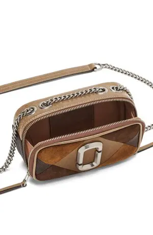 Marc Jacobs The Suede Patchwork Softshot Bag