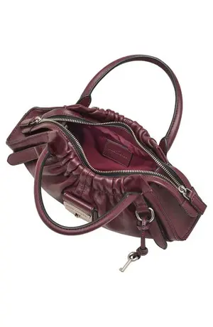 Marc Jacobs The Cristina Small Crossbody Satchel - Dark Plum