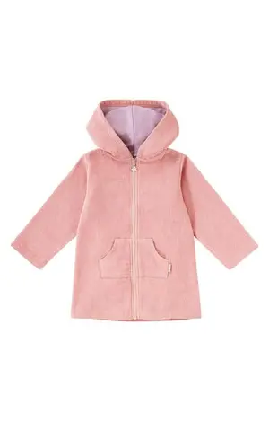 UV SKINZ Hooded Terry Beach Cover-up - Dusty Pink