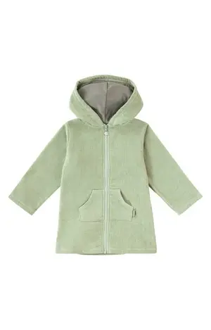 UV SKINZ Hooded Terry Beach Cover-up - Frosty Green
