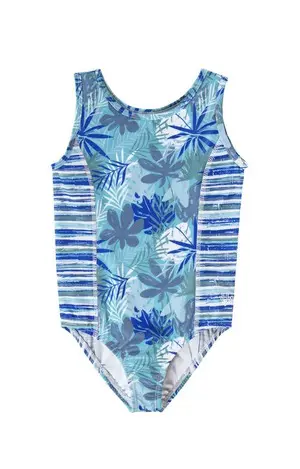 UV SKINZ 2PC Swimsuit Shrug Set Seaside Palms