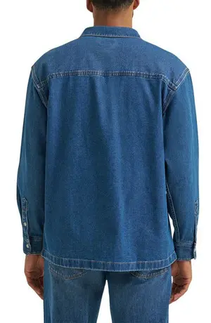 Wrangler Cotton Denim Snap-up Overshirt