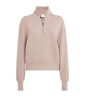 Varley Davidson Quarter-zip Sweatshirt - Brown