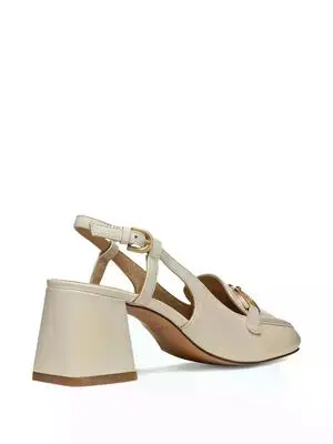 Geox 65mm Coronilla Slingback Block-heel Pumps
