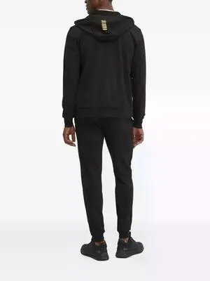 EA7 Logo-print Tracksuit - Black
