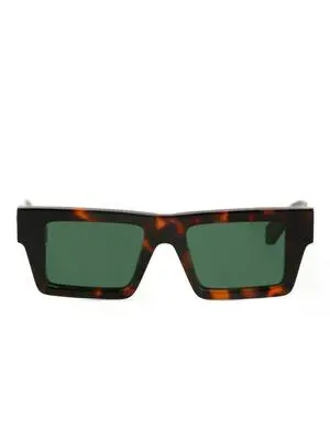 Off-White Rectangle-frame Sunglasses - Brown