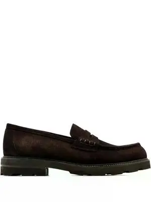 Brioni Penny-strap Suede Loafers