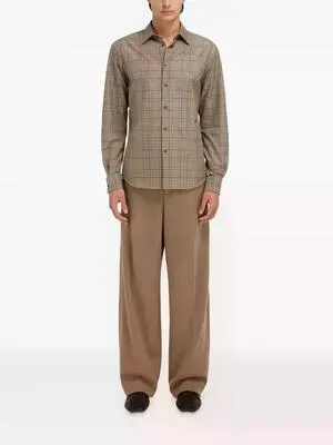 FERRAGAMO Checked Button-fastening Shirt