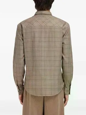 FERRAGAMO Checked Button-fastening Shirt