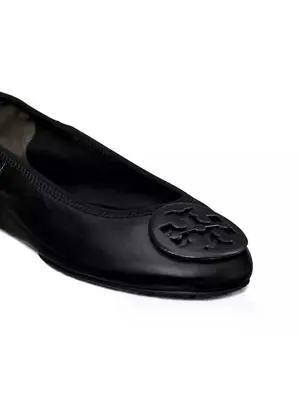 Tory Burch Reva Travel Ballet Flats - Black