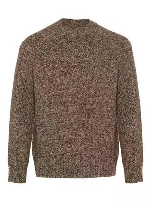 YVES SALOMON Thick-knit Crew-neck Sweater