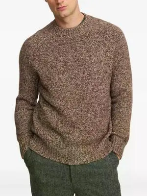 YVES SALOMON Thick-knit Crew-neck Sweater