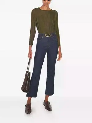 Tory Burch Cropped Flare Jeans