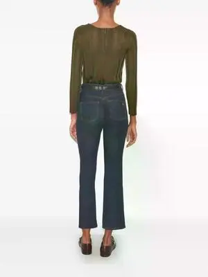 Tory Burch Cropped Flare Jeans