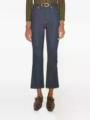 Tory Burch Cropped Flare Jeans