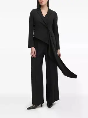SANDRO FERRONE Asymmetric Draped Blazer