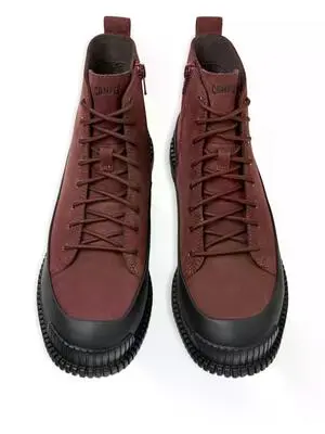 Camper 33mm Pix Lace-up Boots - Red