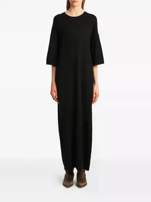 Khaite Crew-neck Maxi Dress