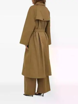 LOVECHILD Carrie Belted Double-breasted Trench Coat
