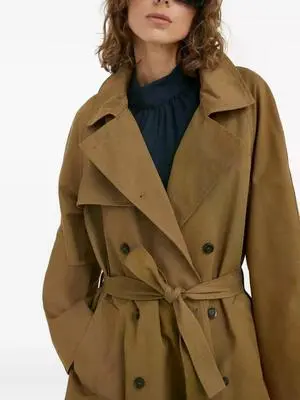 LOVECHILD Carrie Belted Double-breasted Trench Coat