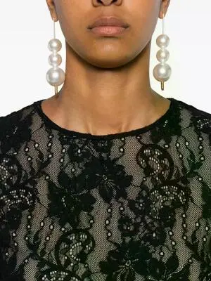 Zimmermann Floral Lace Bodysuit - Black