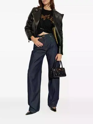 Versace Leather Quilted Jacket