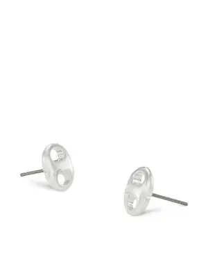 Tory Burch Gemini Link Stud Earrings - Silver