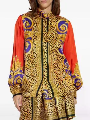 Versace Baroque-print Top