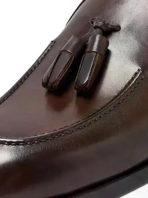 Brioni Tassel-detail Leather Loafers