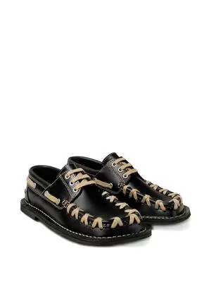Camper Eki Leather Lace-up Boat Shoes