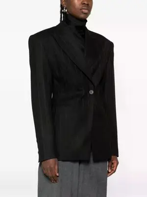 Andamane Pinstriped Single-breasted Blazer