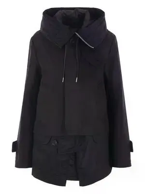 Sacai Hooded Parka Coat