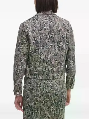 JOOP! Snake-print Denim Jacket
